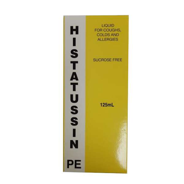 Histatussin PE, 125 ml » Benu Pharmacy Curacao