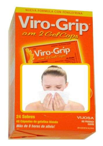 Virogrip A.M. Gel Capsules, 24 ct » Benu Pharmacy Aruba